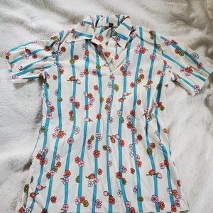Haymaker | Tops | Vintage 97s1980s Haymaker Floral Print Shirt Sz 36 ...